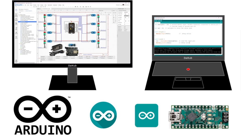รับทำ งานเขียนโค๊ด Arduino และ IoT ควบคุมการทำงานของอุปกรณ์ ...
