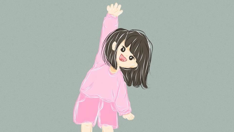 Ilustrasi chibi karakter