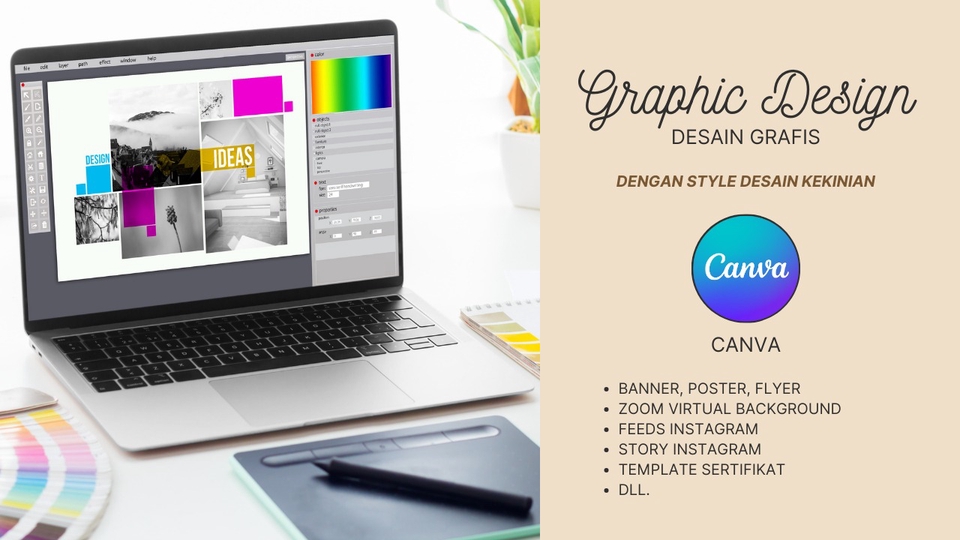 Jasa Desain Grafis | Graphic Designer - Canva
