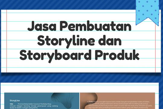 Jasa Pembuatan Storyline dan Storyboard Produk
