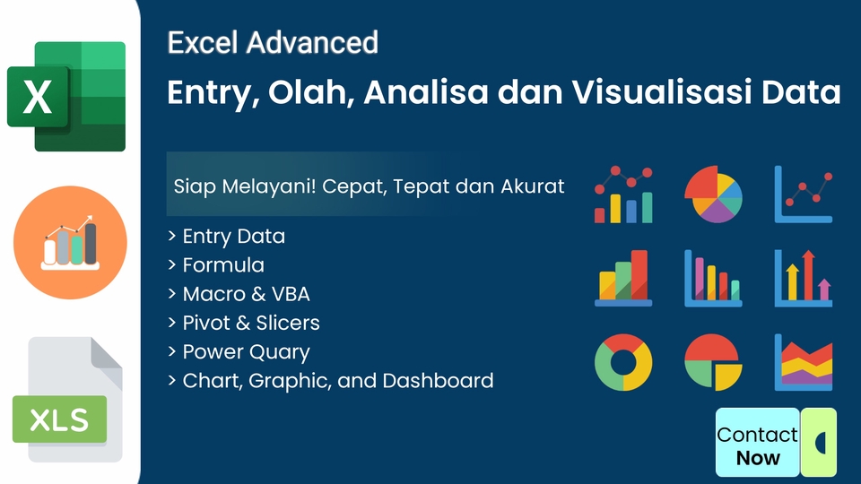 Entry, Olah, dan Visualisasi Data Excel ( Macro, VBA, Pivot Tabel Dsb)