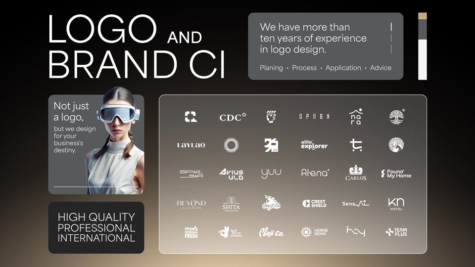 LOGO & BRAND CI คุณภาพสูง ด้วยประสบการณ์มากกว่า 10 ปี