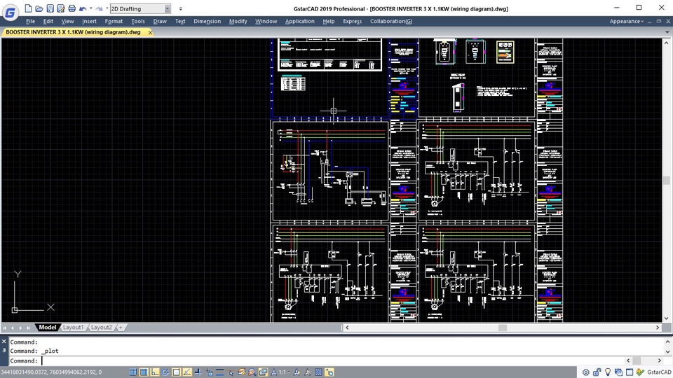 Electrical Cad Drawing (Panel Layout, Wiring Diagram, PLC, Layout Base ...