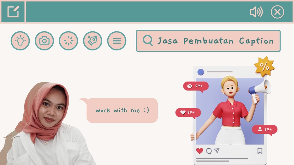 Caption Media Sosial 1 Hari Jadi (Berpengalaman >1 Tahun)