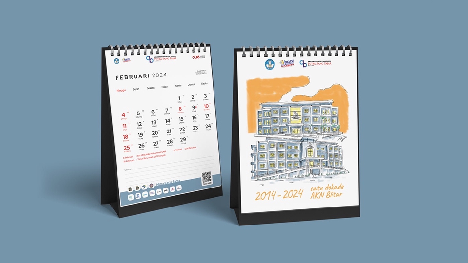 DESAIN KALENDER MEJA, KALENDER DINDING, MODERN, MINIMALIS DAN KEKINIAN