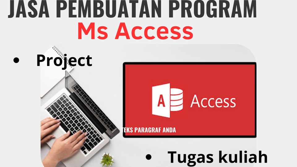 Pembuatan aplikasi dengan MS Access