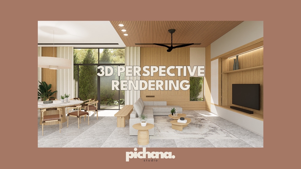 รับทำภาพ 3D Perspective Rendering ทั้งภายนอกและภายใน