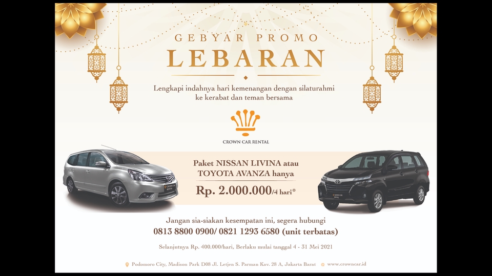 Desain Banner Cetak dan Web Banner Harga Terjangkau