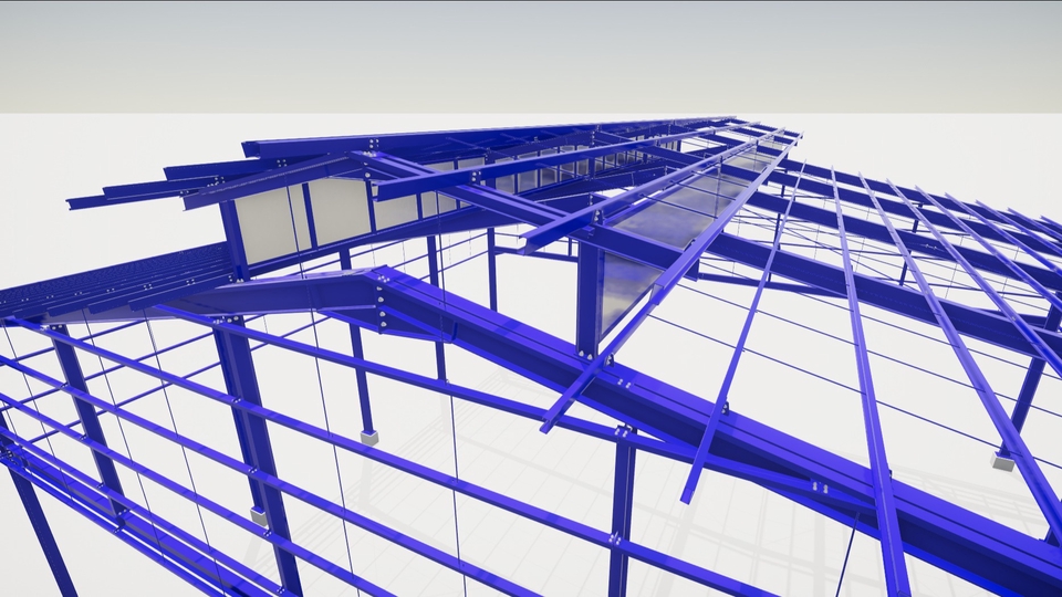 3d Model Shop Drawing Steel Structure