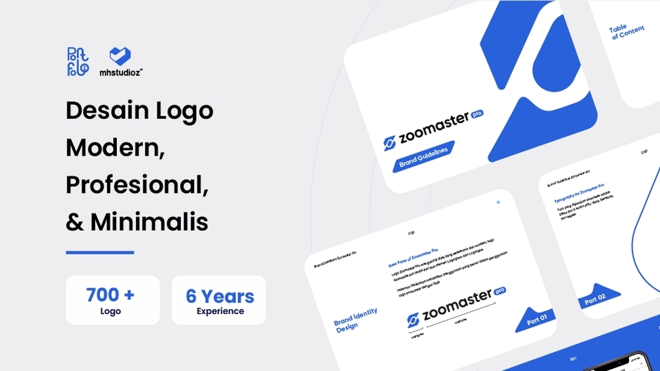 DESAIN LOGO MODERN, PROFESIONAL & MINIMALIS