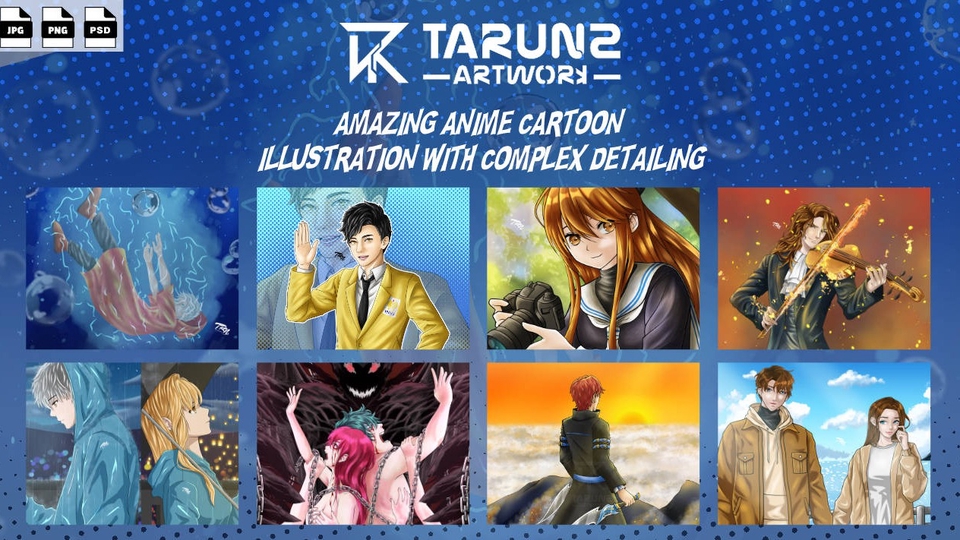 Ilustrasi Anime Cartoon Murah untuk kebutuhan pribadimu (Coverbook ...