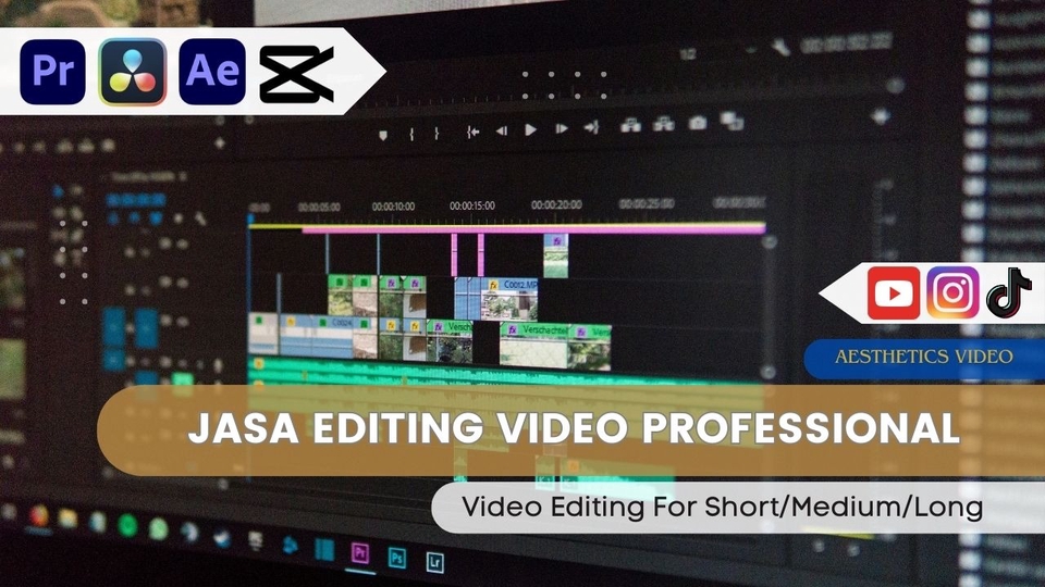 Jasa Editing Video Professional ( Short Video / Long Video )