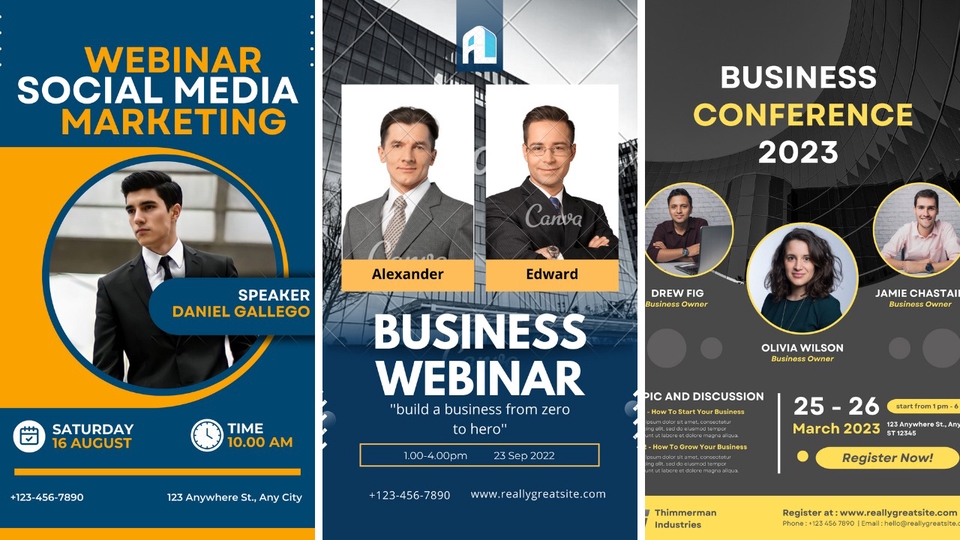 Desain Flyer Seminar Murah dan Cepat