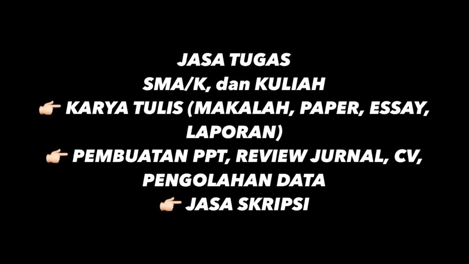 JASA SKRIPSI/TUGAS AKHIR