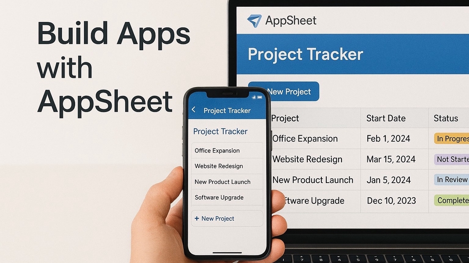 ออกแบบและสร้าง Application ผ่าน AppSheet