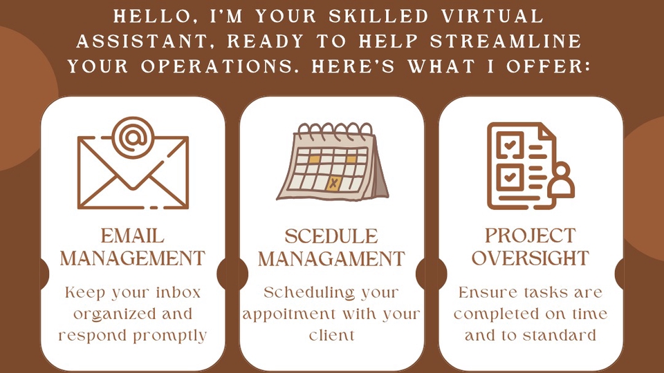 Virtual Asisstant, Scarping Data and Admin Accounting