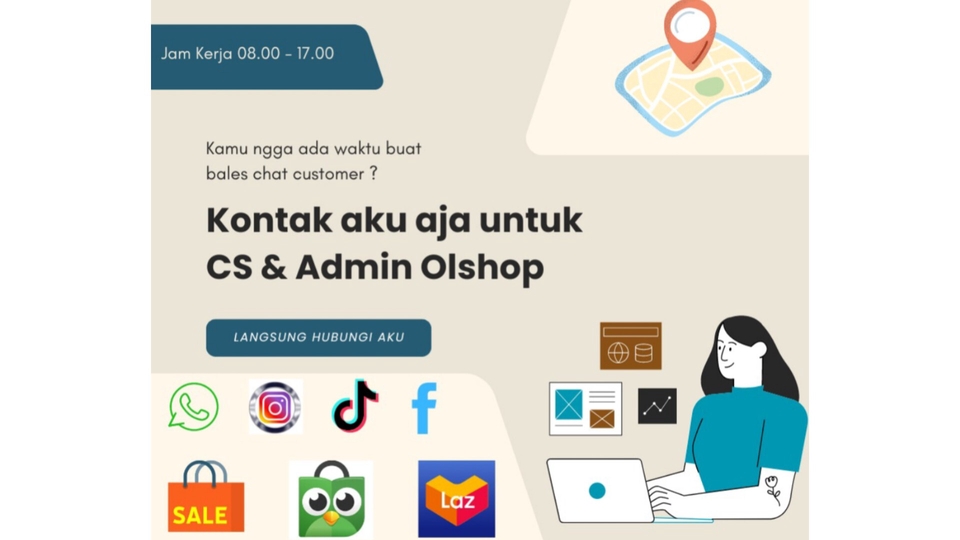 Admin Online Shop ( All Media Sosial and E-Commerce )