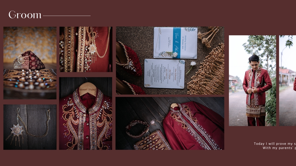 Desain Layout Wedding Book