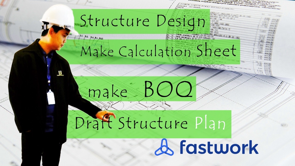 Structural design Make calculation sheet and BOQ