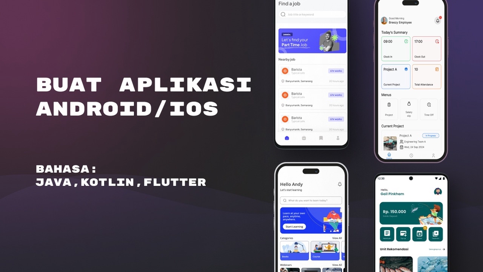 Jasa Pembuatan Aplikasi Mobile (Android dan IOS)