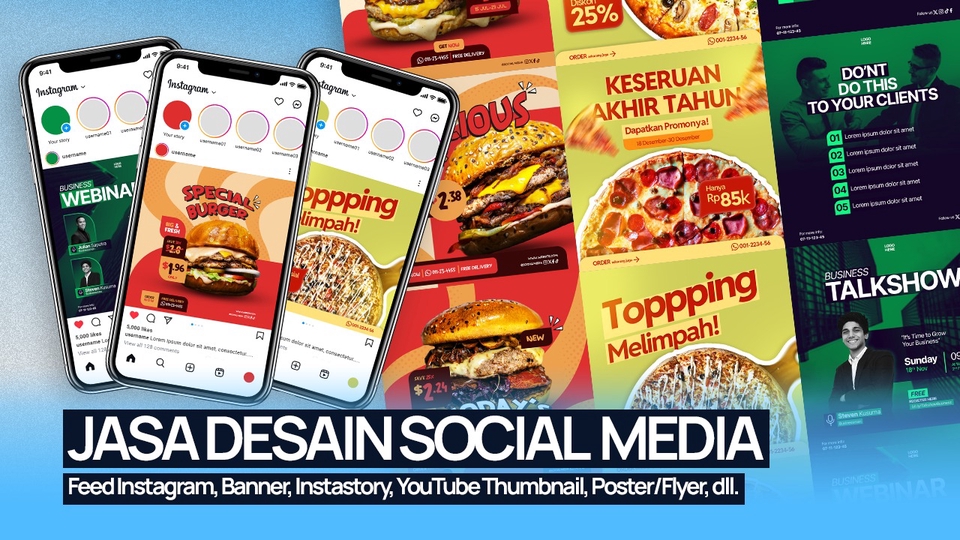 Desain Feed Instagram, Instastory, Thumbnail, Banner, dan Poster/Flyer ...