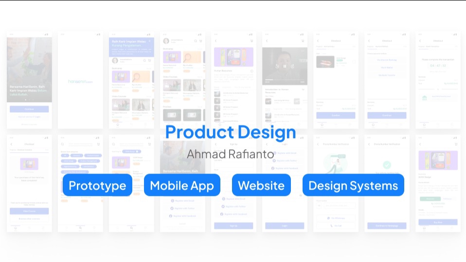 Product Design : App/Website/Software