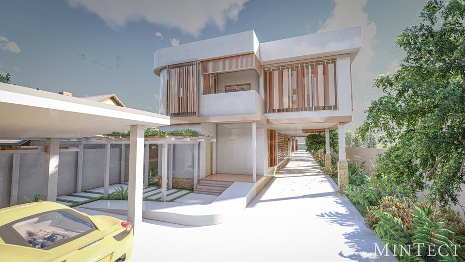 ปั้นโมเดล 3D และ Render แบบภายในและภายนอก