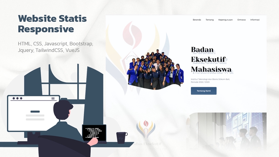 Website Statis Responsive (Landing Page, Company Profile, Dll)