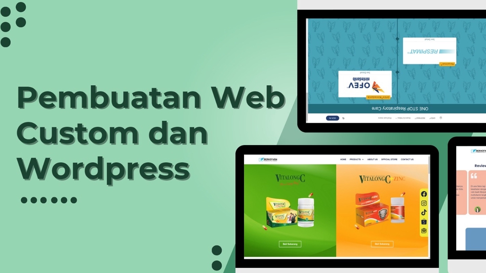 Pembuatan Aplikasi Web Custom atau Wordpress