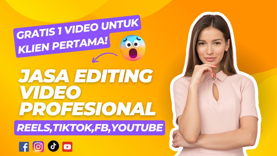 Jasa Editing Video Profesional – GRATIS 1 Video untuk Klien Pertama!