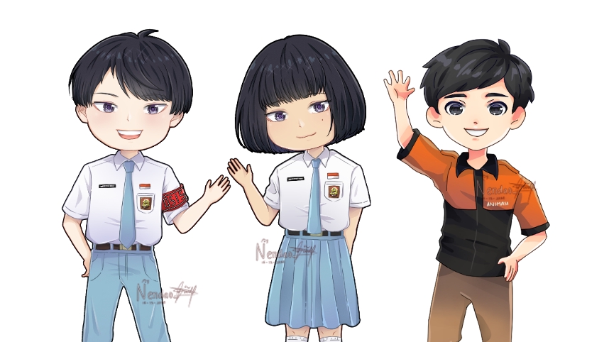 Gambar Chibi Murah untuk Icon dan Ilustrasi