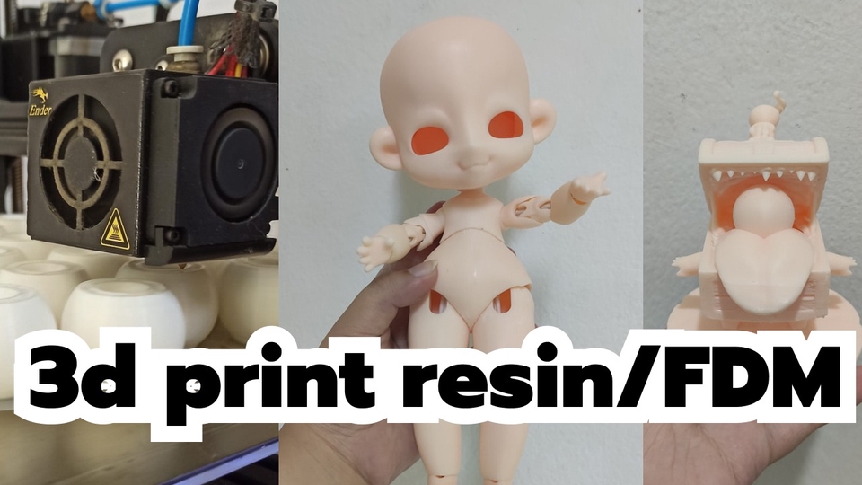 มีประสบการ์ณ รับพิมพ์ 3d print resin/FDM ทำได้ทั้งต้นแบบ art toy ราคา ...