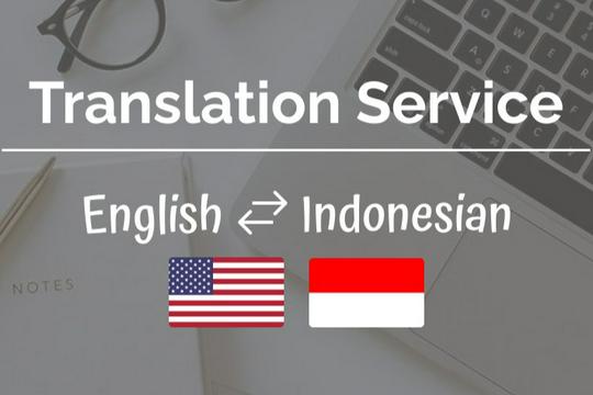 Translation Service ENG-IND / IND-ENG