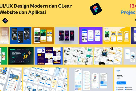 UI/UX Modern dan Clean untuk Web dan Aplikasi
