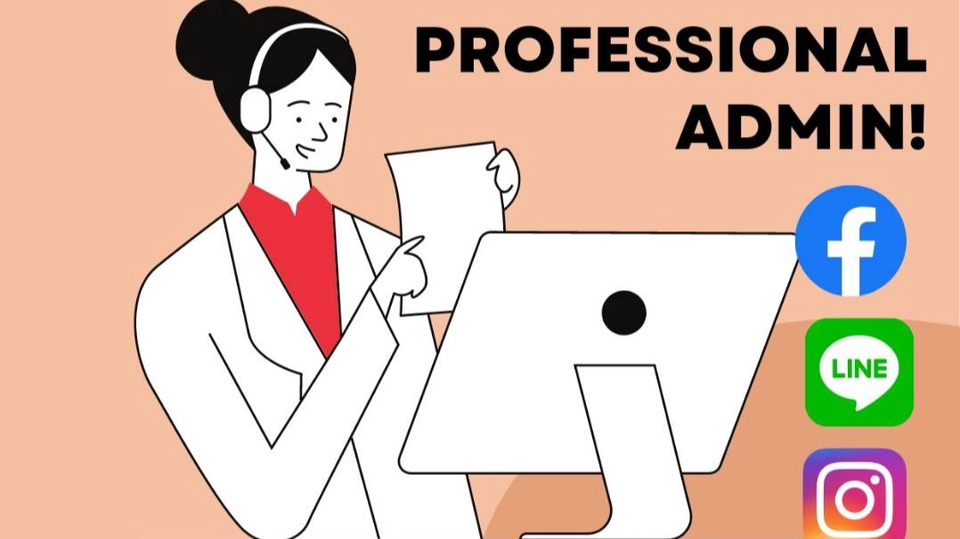 แอดมินตอบแชทลูกค้า Line,Facebook,IG ทำงานแบบมืออาชีพ