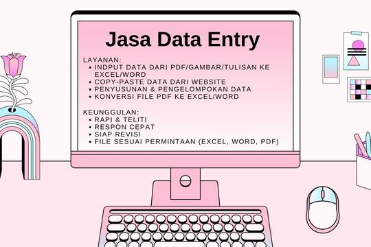 Jasa Data Entry Online & Offline – Respon Cepat & Hasil Rapi