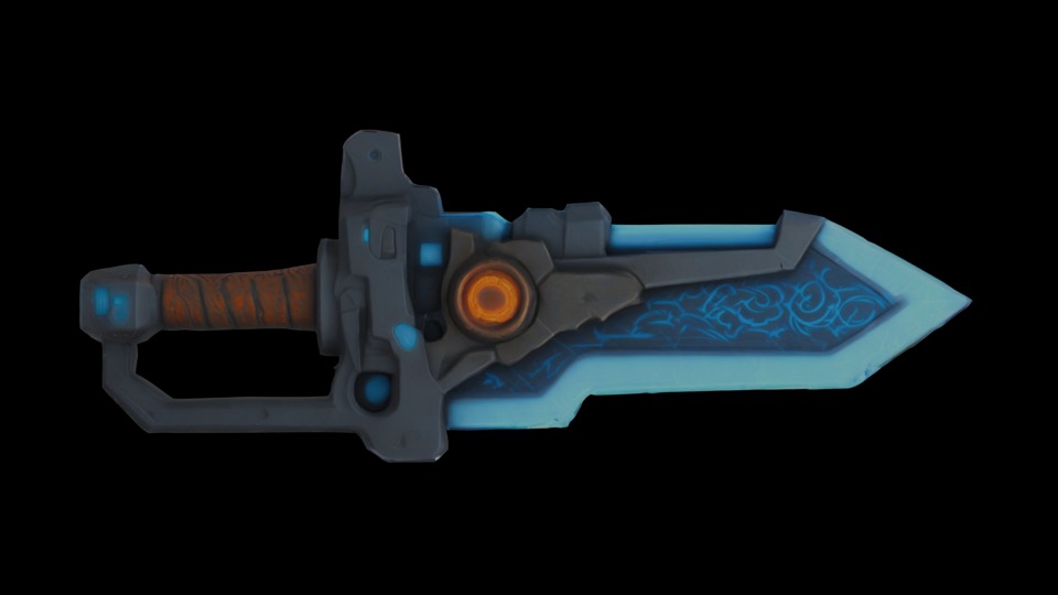 simple game asset 3d model