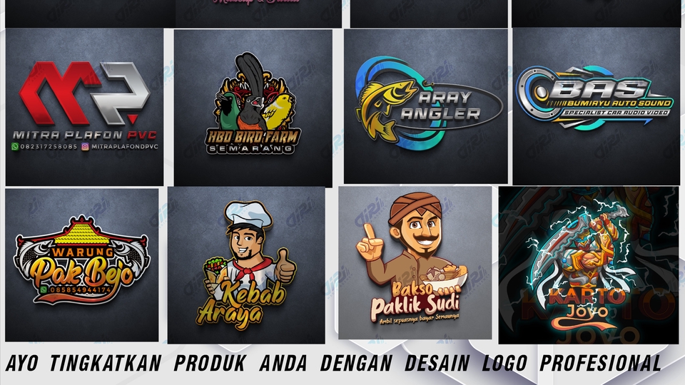 Desain Logo Profesional, Modern, Minimalis, Perusahaan, Startup, Simple ...