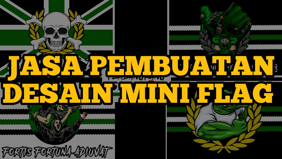 Desain Mini Flag/Bendera