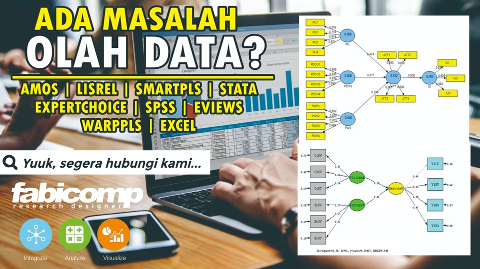 Jasa Olah Data Skripsi Tesis Disertasi SPSS AMOS LISREL PLS STATA ...