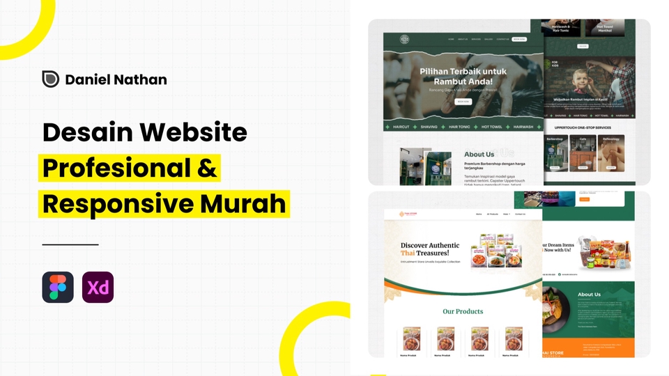 Desain Website Landing Page Profesional & Responsive
