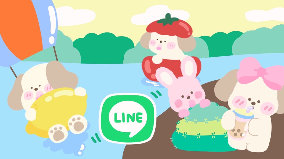 รับออกแบบ sticker line , theme line ตามสั่งค่ะ