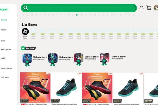 E-commerce jual beli akun game