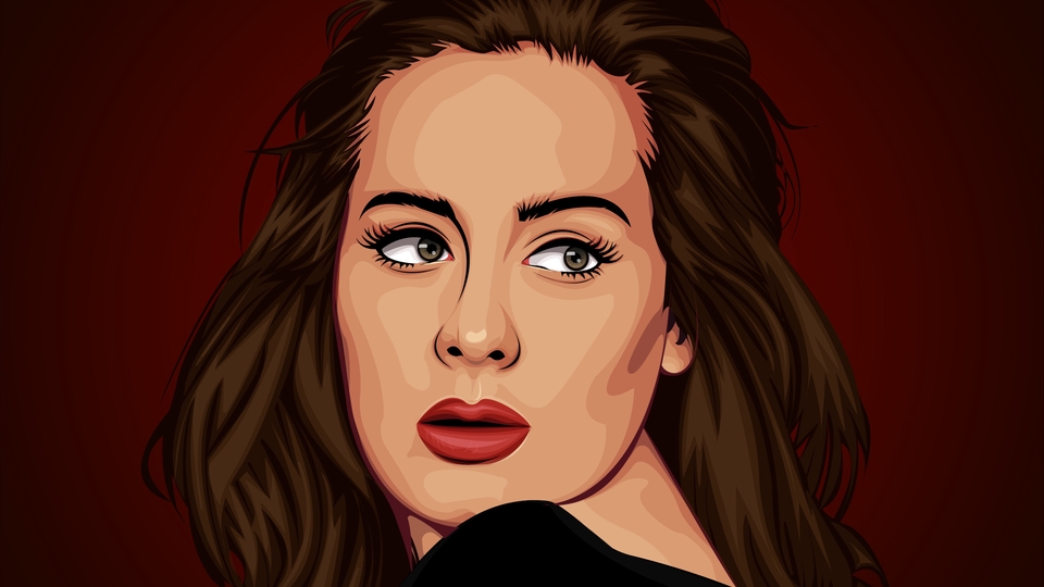 Vector Art Digital Potrait