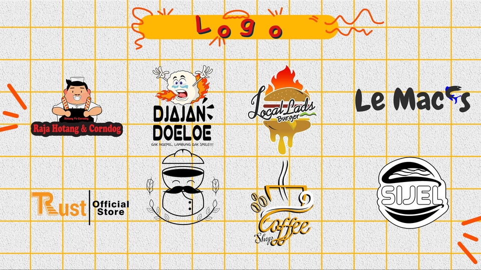 LOGO MINIMALIS, SIMPEL DAN MODEREN