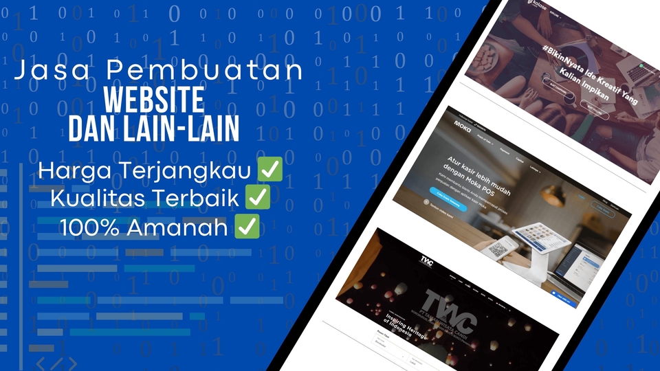 WEBSITE DEVELOPMENT ( PEMBUATAN WEBSITE) | React, Laravel, NextJS ...