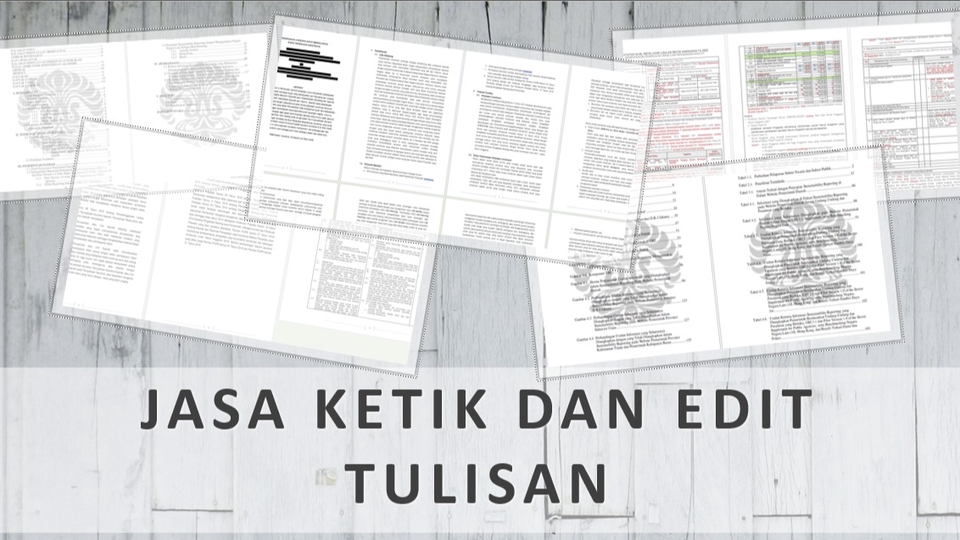 Jasa Pengetikan dan Editing File/Dokumen