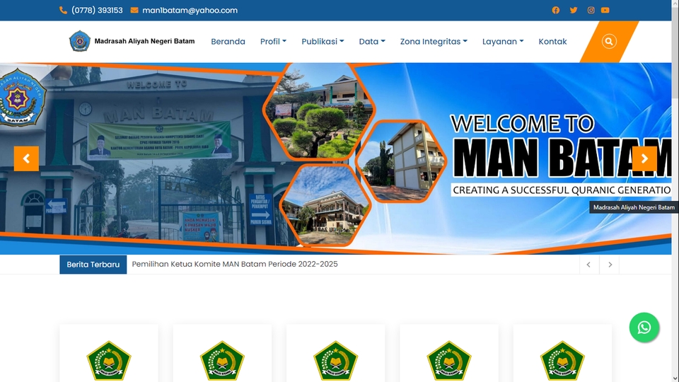 Website Lembaga, Website Pemerintahan, Website Desa Siap Hosting dan Domain