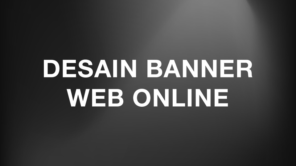 Desain Banner Web / Platform Online