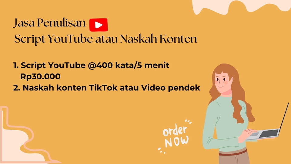 Jasa Penulisan Script YouTube dan Naskah Konten